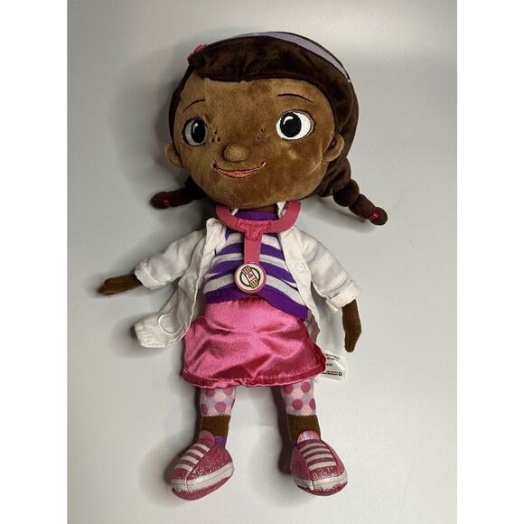 Disney | Toys | Disney Parks Doc Mcstuffins 2 Plush Girl Doctor Doll ...